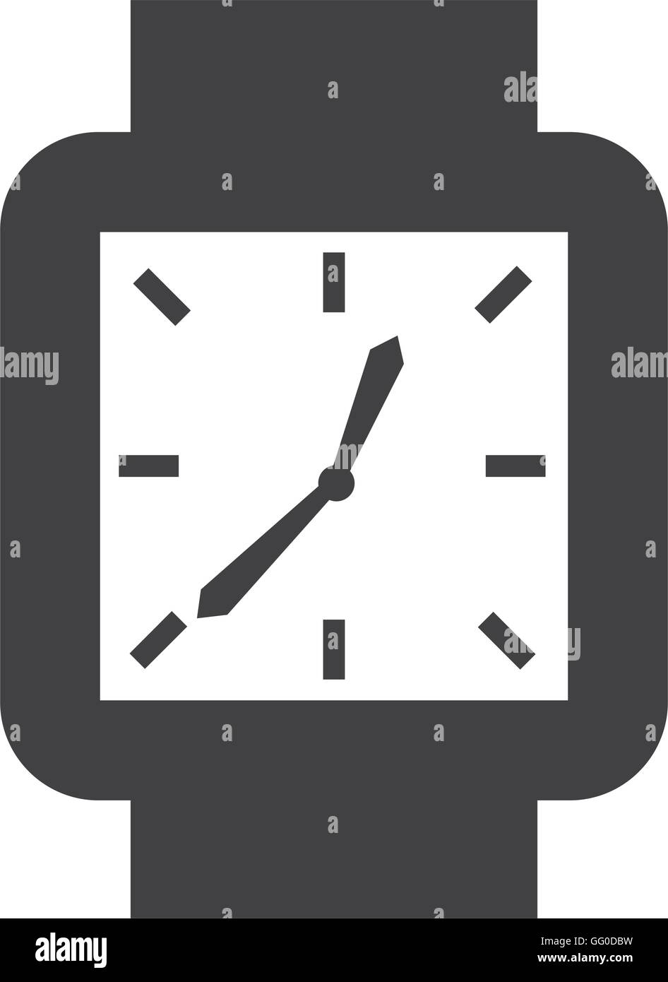 time clock watch icon Stock Vector Image & Art - Alamy