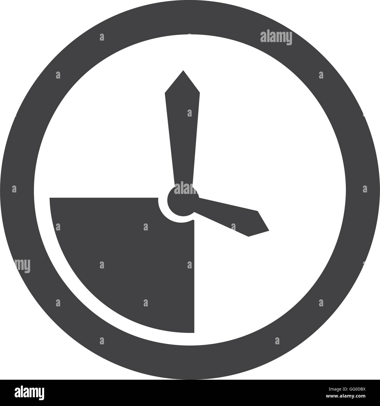 time clock watch icon Stock Vector Image & Art - Alamy