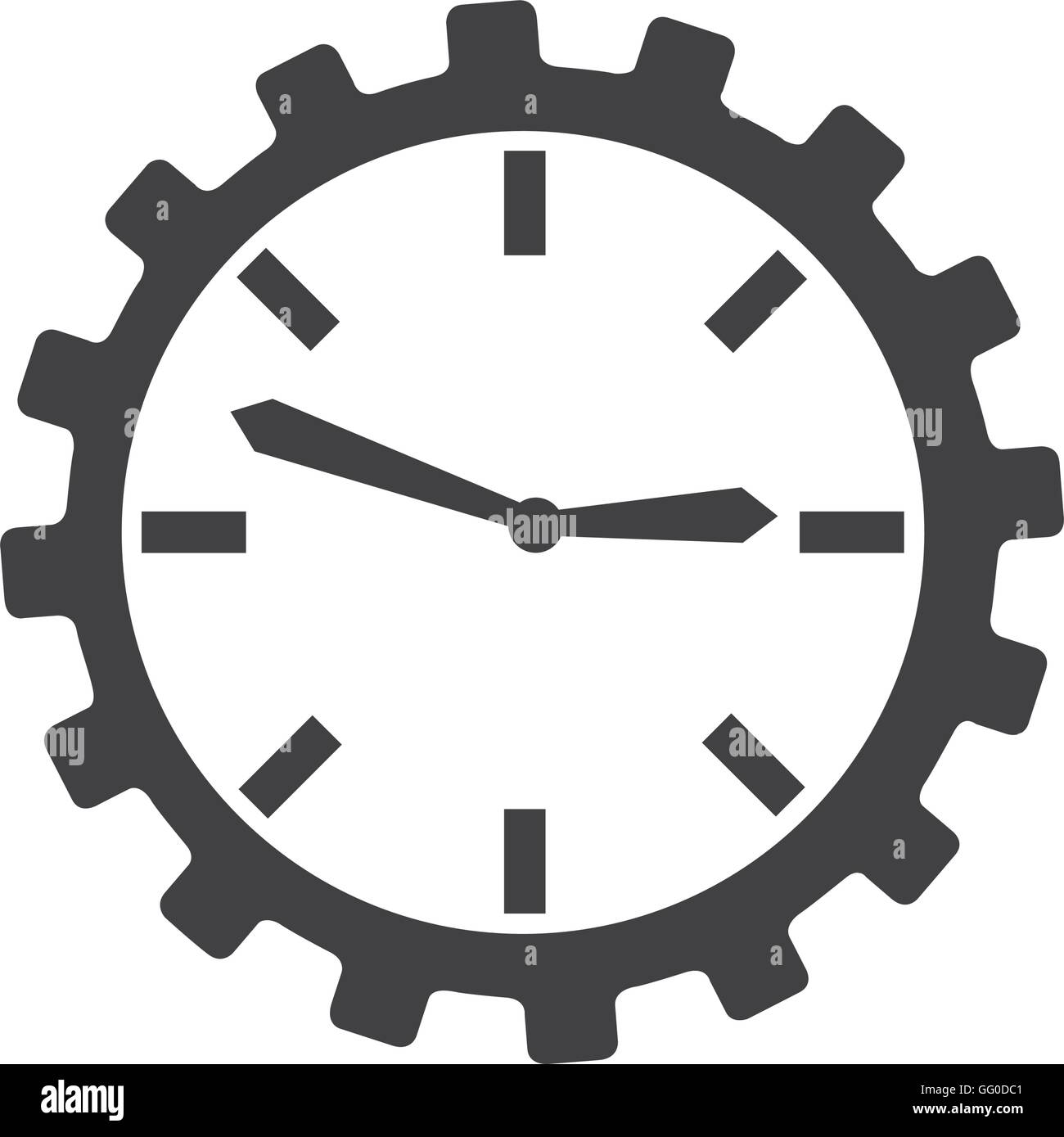 time clock watch icon Stock Vector Image & Art - Alamy