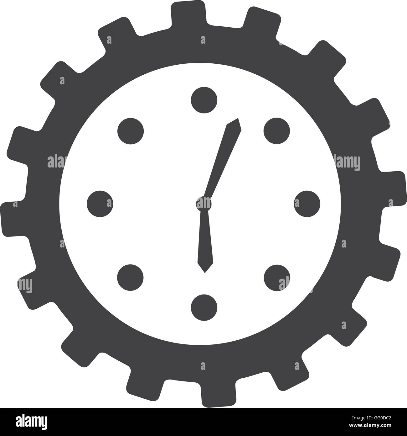 time clock watch icon Stock Vector Image & Art - Alamy