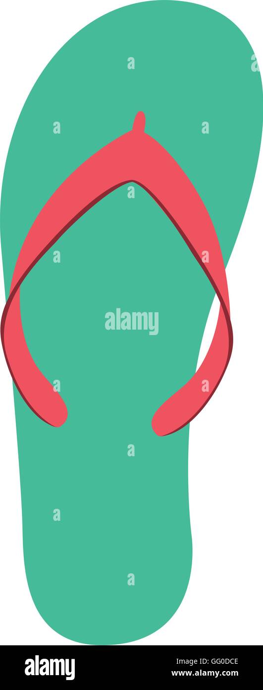 flip flops isolated icon Stock Vector Image & Art - Alamy