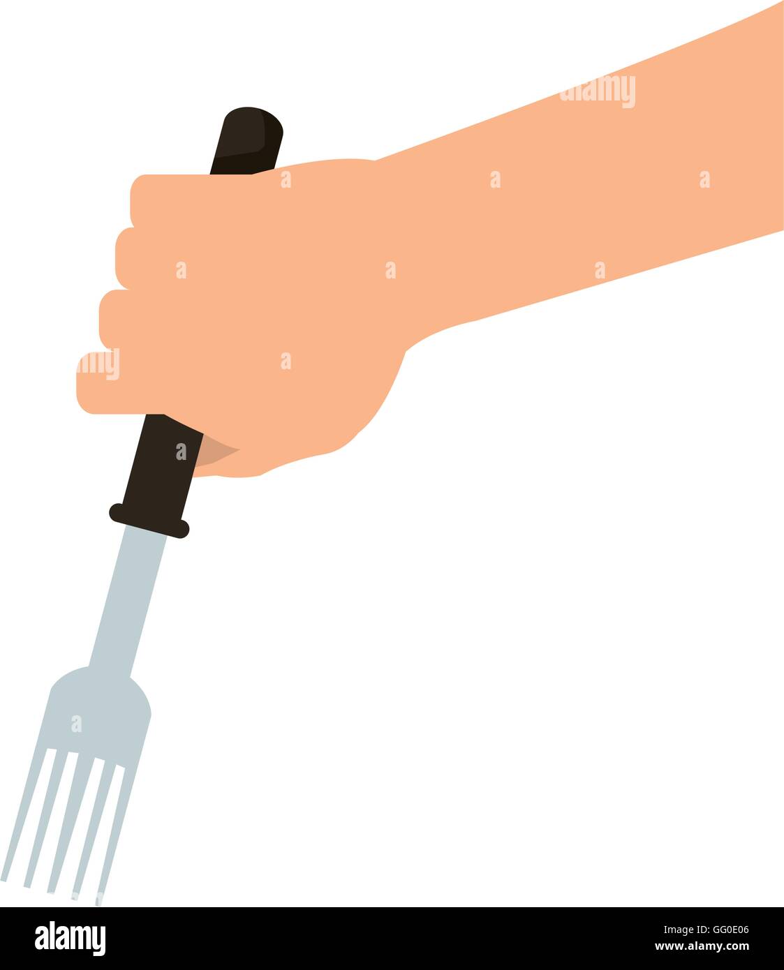 hand holding fork icon Stock Vector Image & Art - Alamy