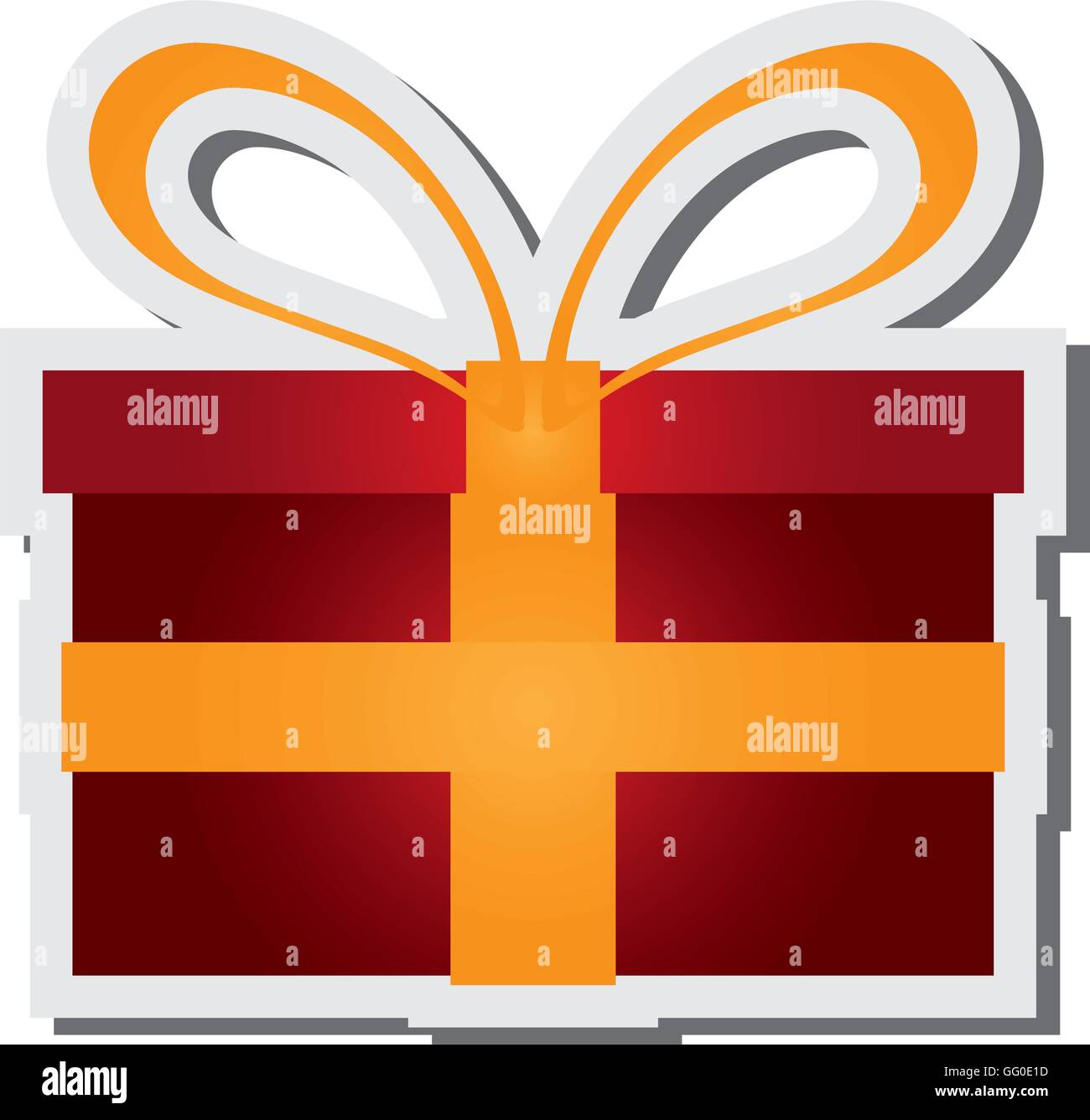 gift box with bow icon Stock Vector Image & Art - Alamy