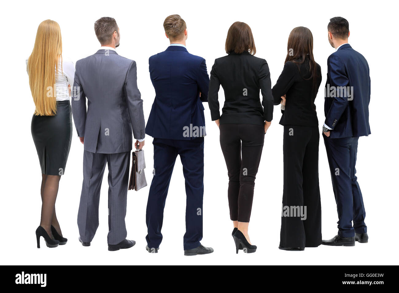 Side view businessman showing something hi-res stock photography and ...