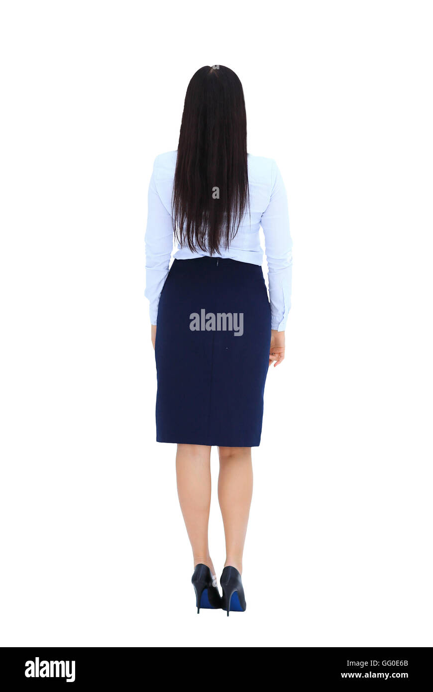 Business woman. Back side Stock Photo - Alamy