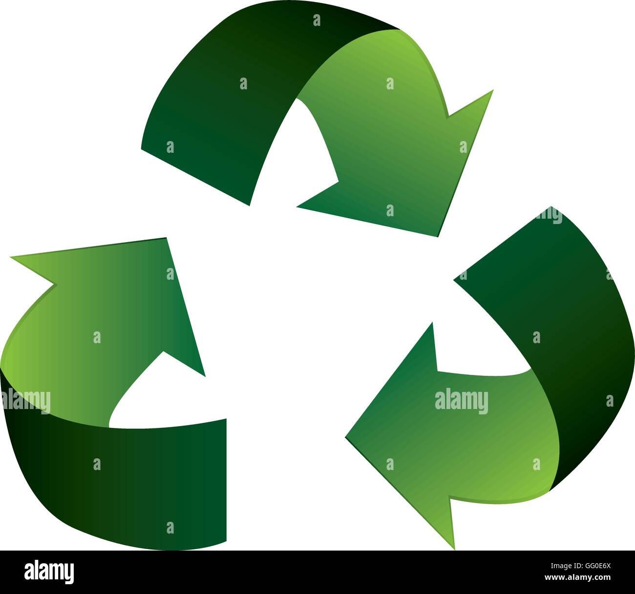 recycle arrows icon Stock Vector Image & Art - Alamy
