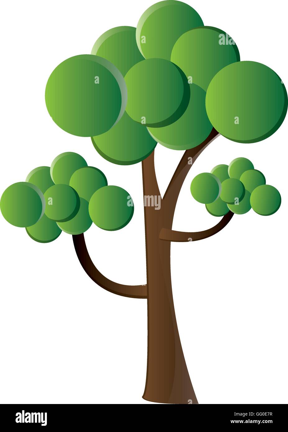 single tree icon Stock Vector Image & Art - Alamy
