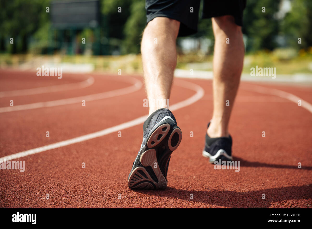 Runner and start and closeup hi-res stock photography and images - Alamy