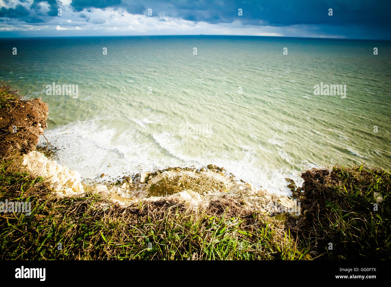 White cliffs of Dover landscape photo Stock Photo - Alamy