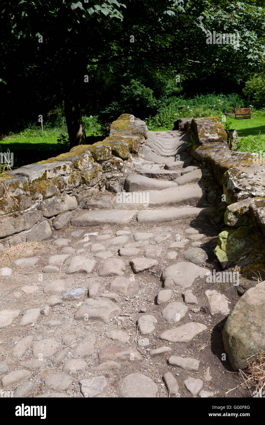 Wycoller packhorse bridge hi-res stock photography and images - Alamy