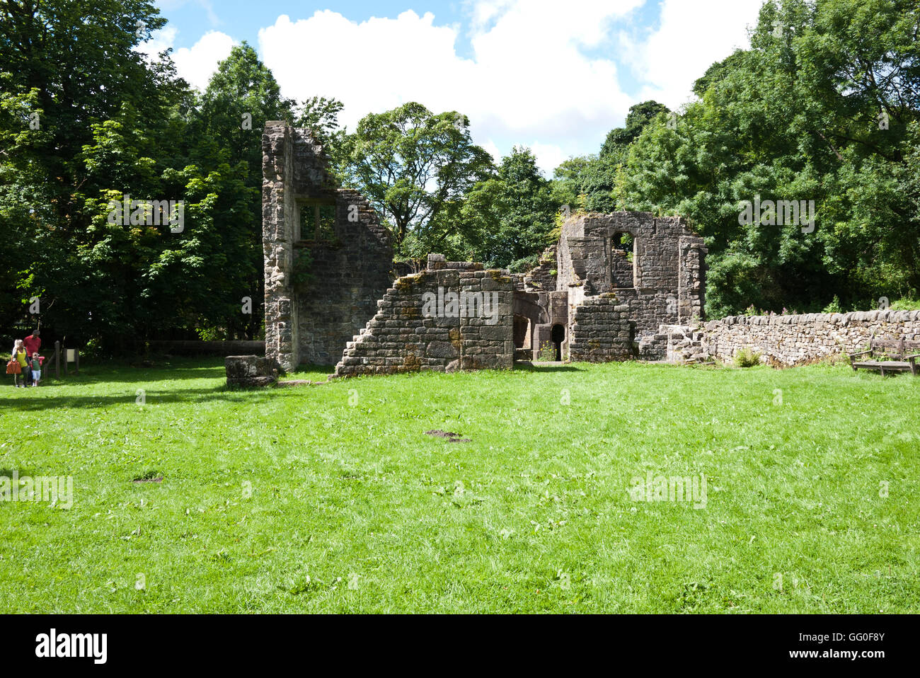 Remains of wycoller hall hi-res stock photography and images - Alamy
