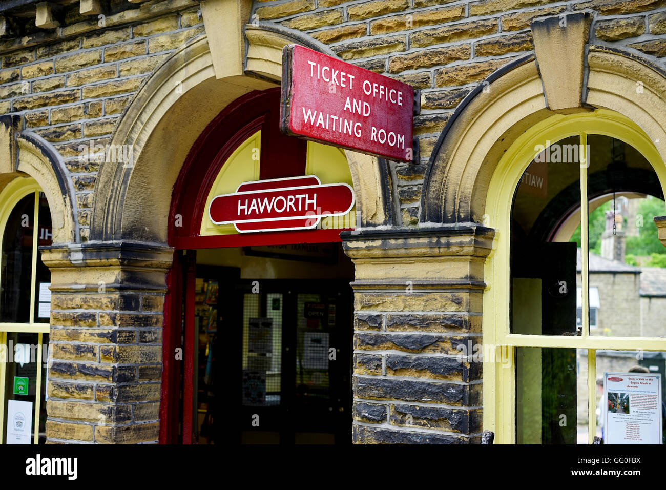 Haworth Railway Station, Haworth, West Yorkshire, England UK Stock ...