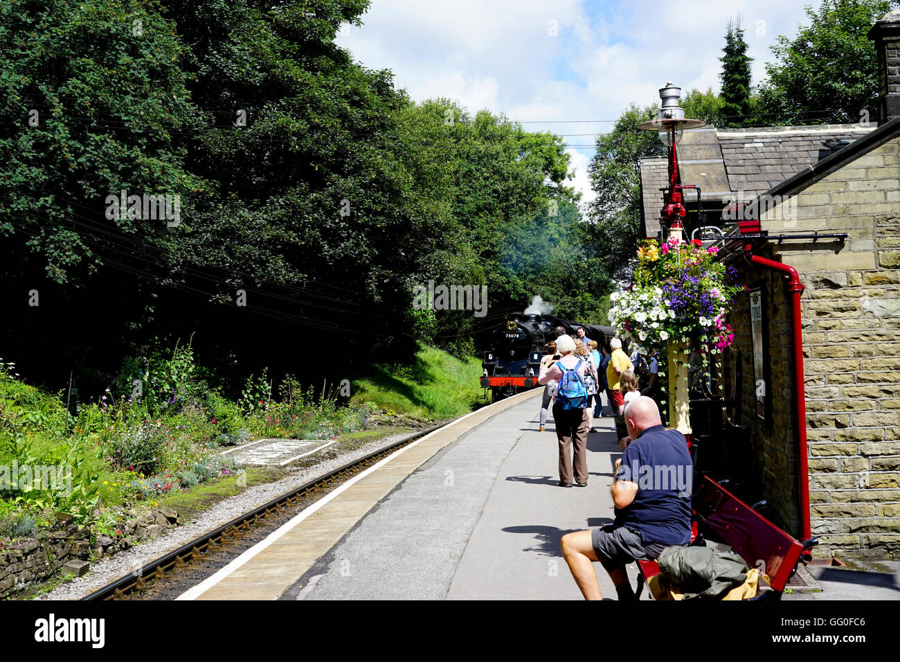 Haworth Railway Station, Haworth, West Yorkshire, England UK Stock ...