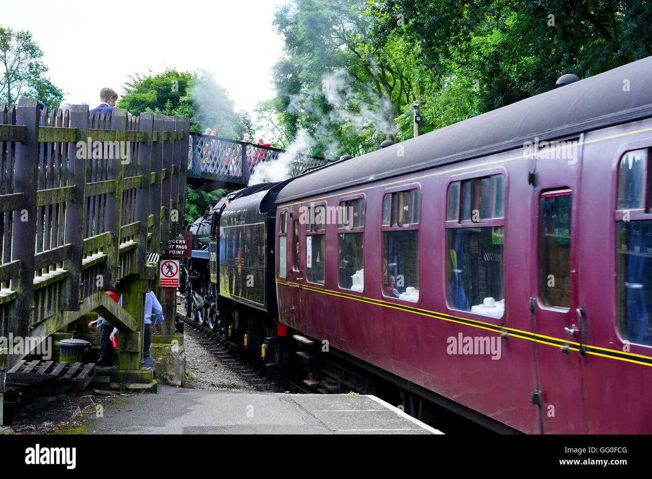 Haworth Railway Station, Haworth, West Yorkshire, England UK Stock ...