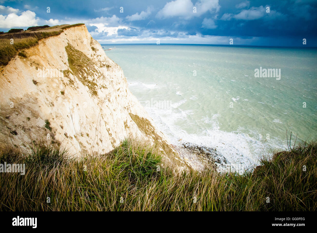 White cliffs of Dover landscape photo Stock Photo - Alamy
