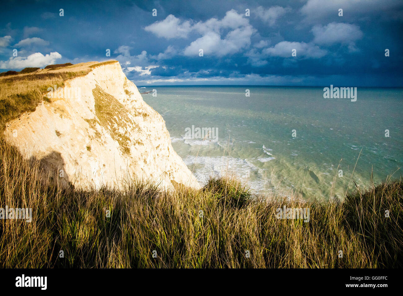 White cliffs of Dover landscape photo Stock Photo - Alamy