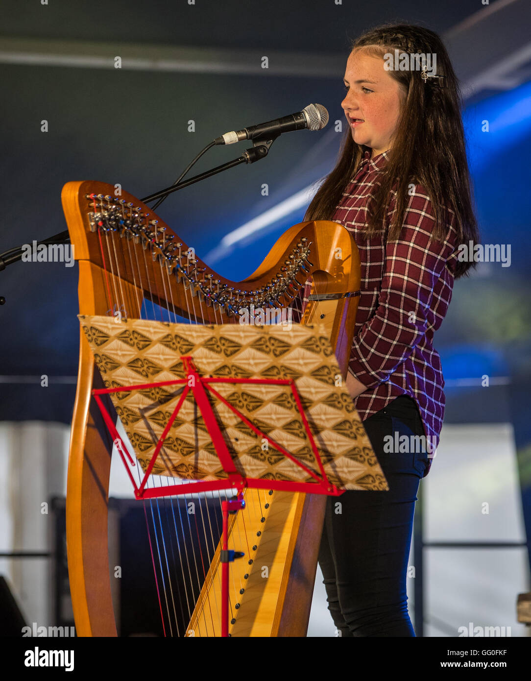 Fochabers Scotland, UK. 31st July 2016. This is Hannah Alexander at ...