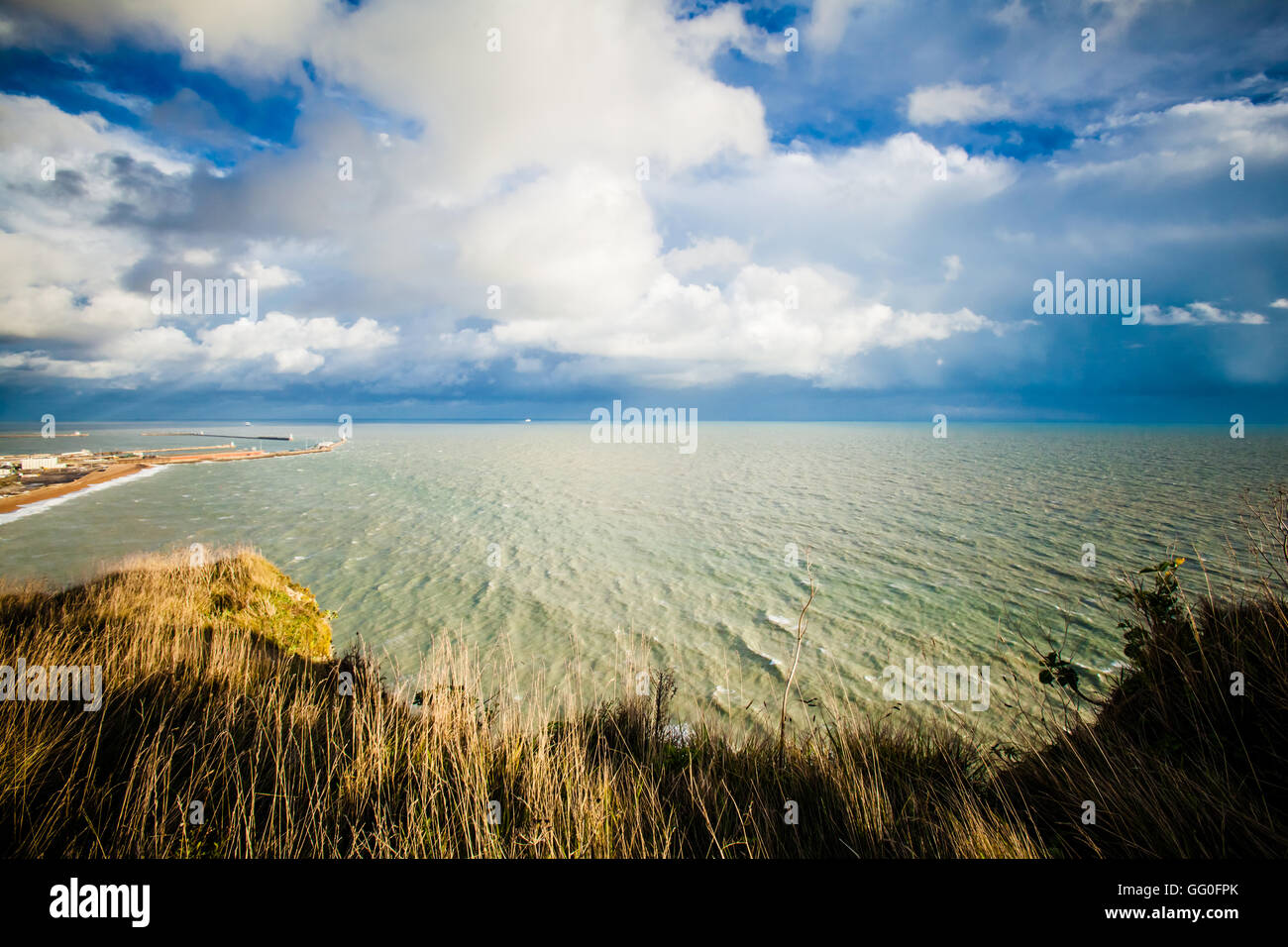 White cliffs of Dover landscape photo Stock Photo - Alamy