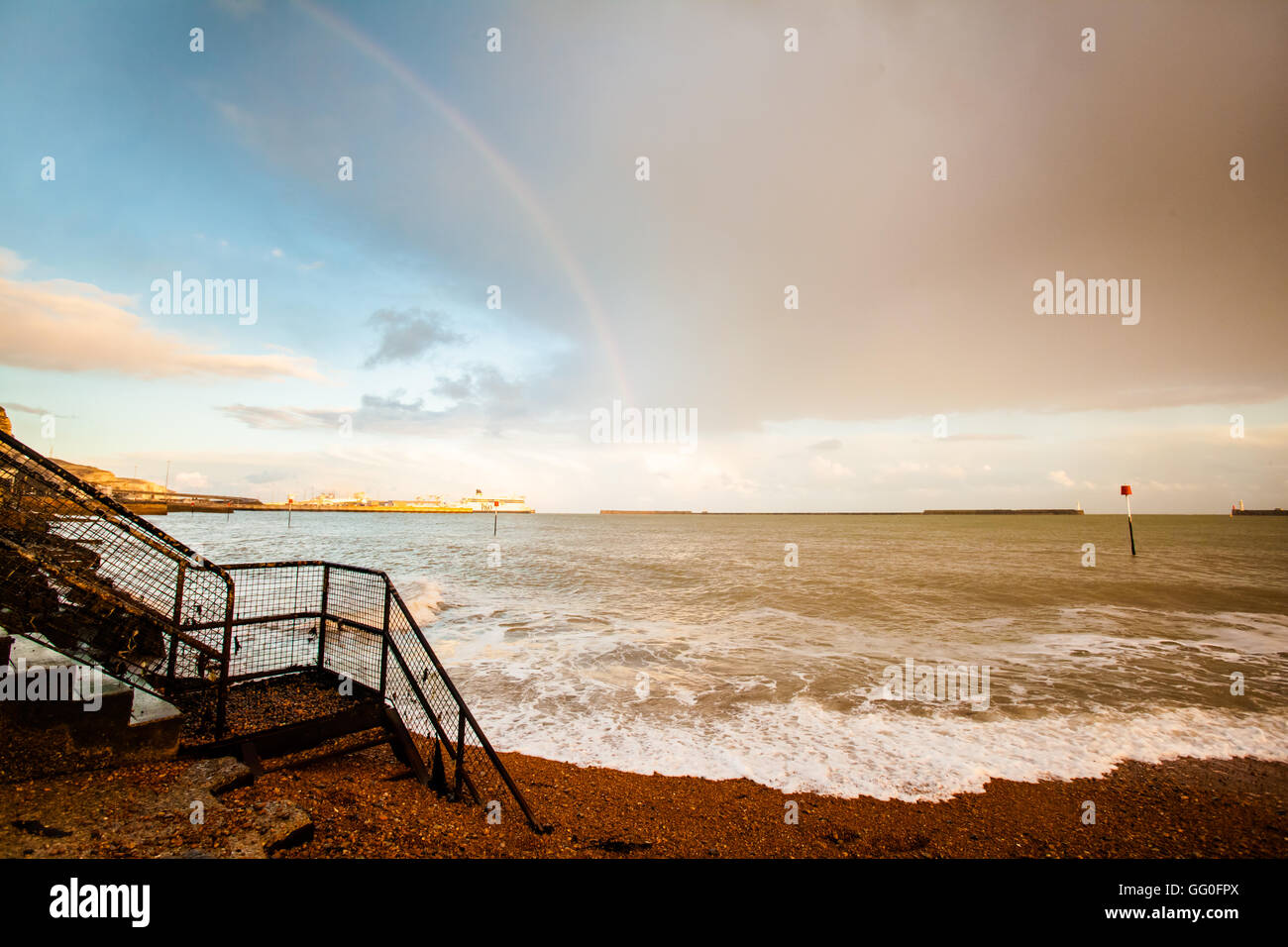 White cliffs of Dover landscape photo Stock Photo - Alamy