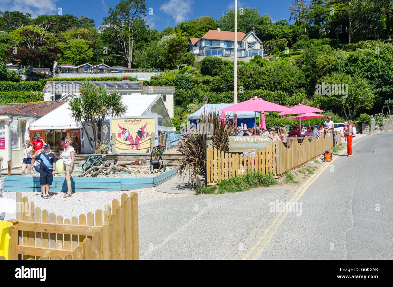Salcombe north sands cafe hi-res stock photography and images - Alamy