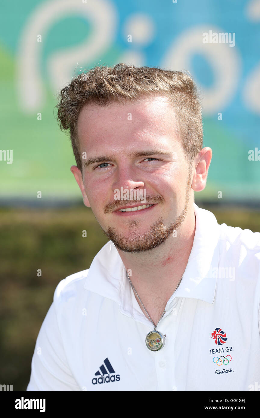 Archer Patrick Huston during a photocall at the Athletes Village ahead ...