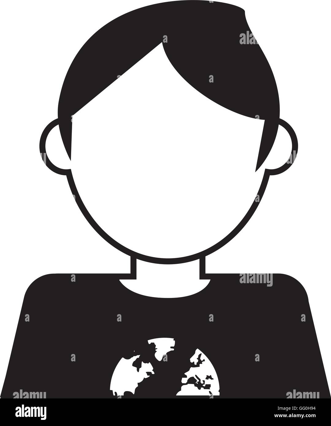 faceless man icon Stock Vector Image & Art - Alamy