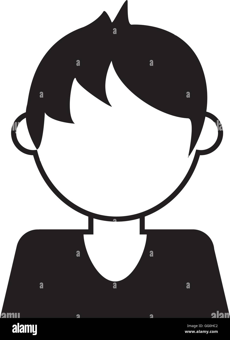 faceless man icon Stock Vector Image & Art - Alamy