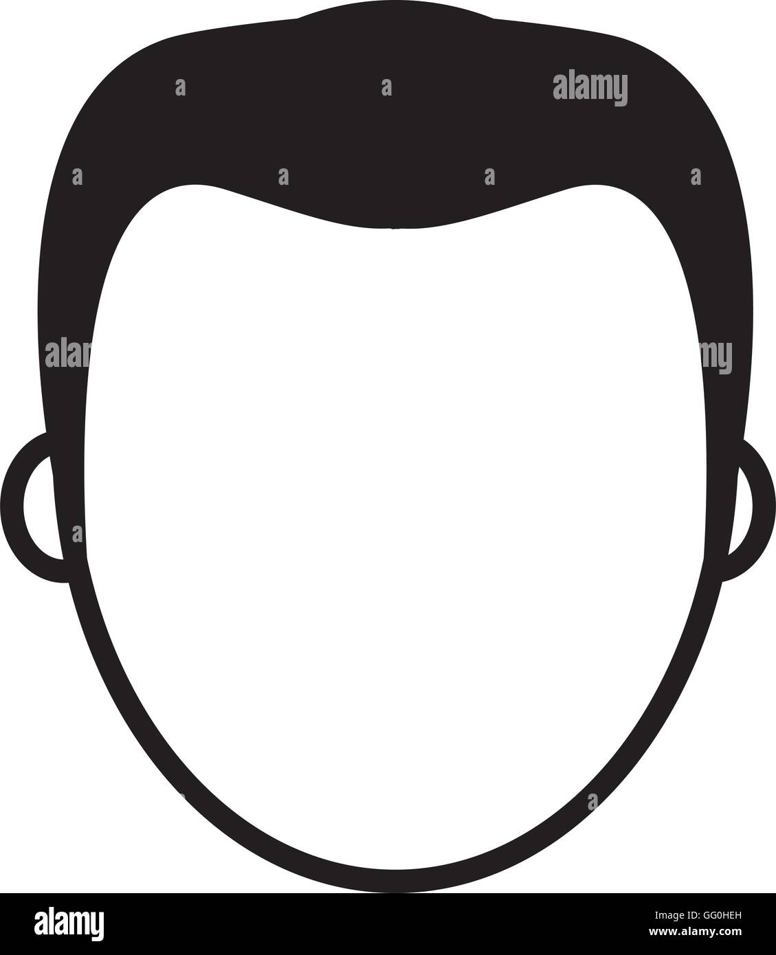 faceless man icon Stock Vector Image & Art - Alamy