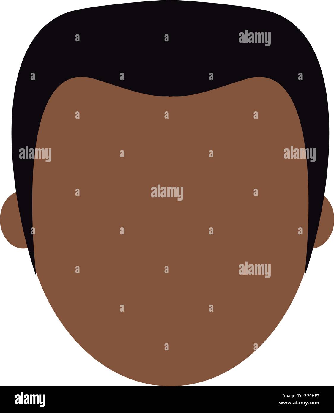 Avatar men dark skin icon hi-res stock photography and images - Alamy