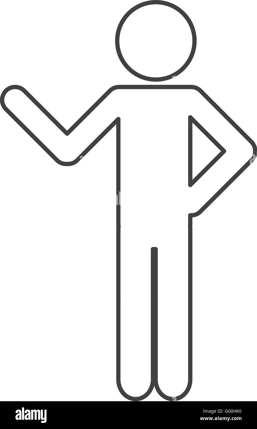 man pictogram icon Stock Vector Image & Art - Alamy