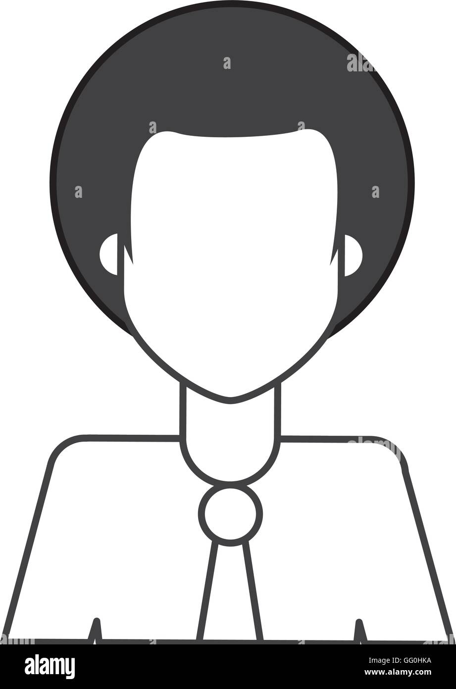 faceless man icon Stock Vector Image & Art - Alamy