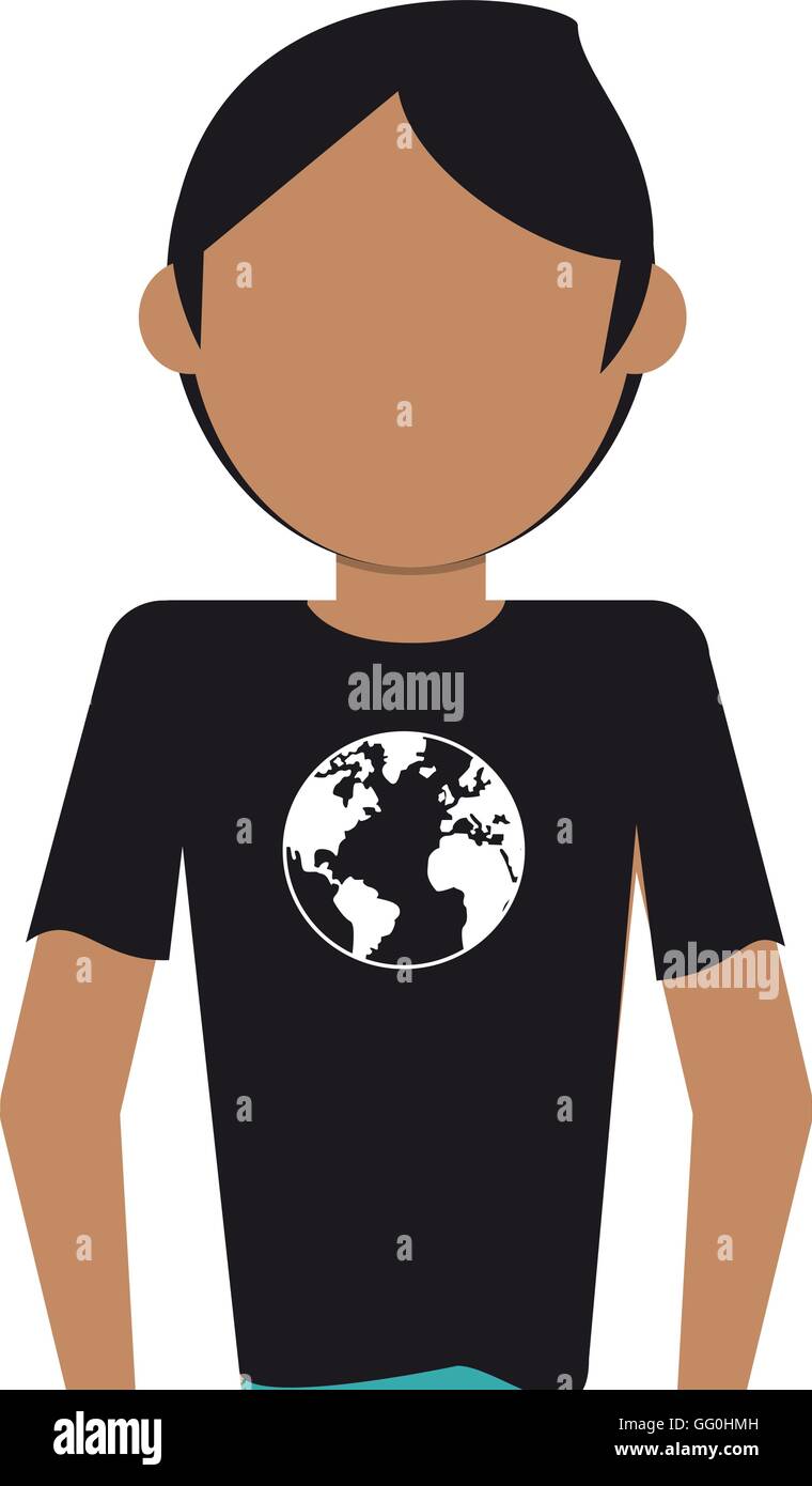 Avatar men dark skin icon hi-res stock photography and images - Alamy