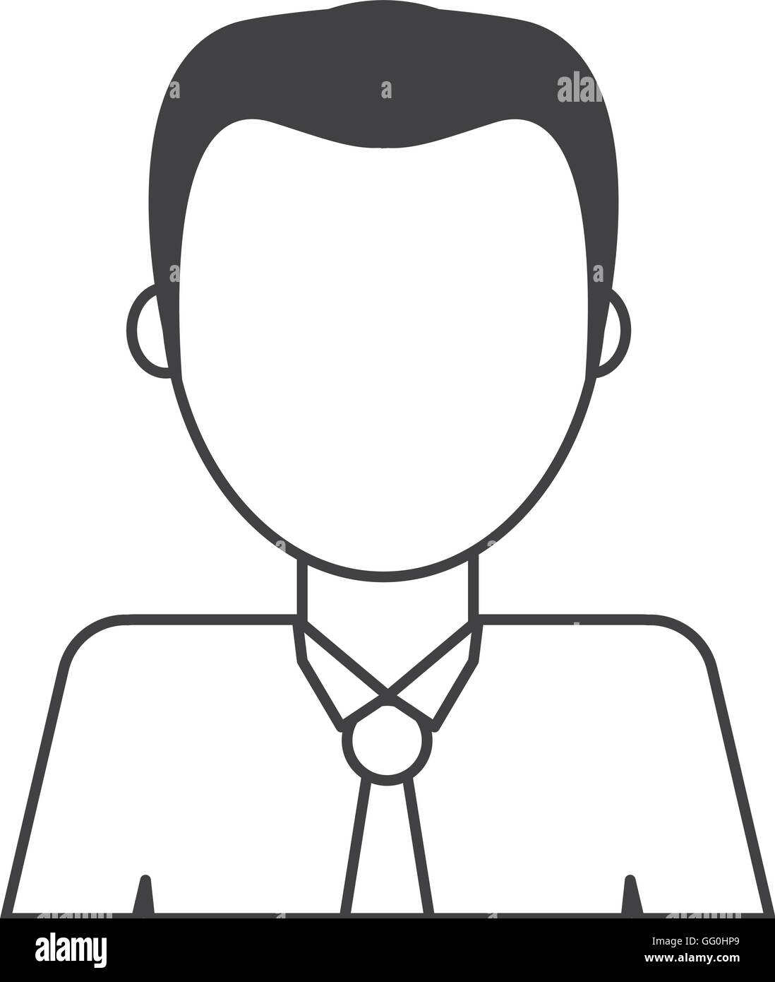 faceless man icon Stock Vector Image & Art - Alamy