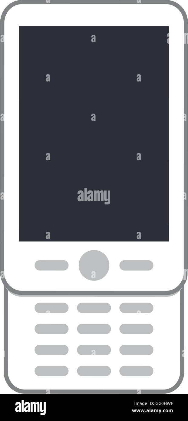 cellphone with buttons icon Stock Vector Image & Art - Alamy