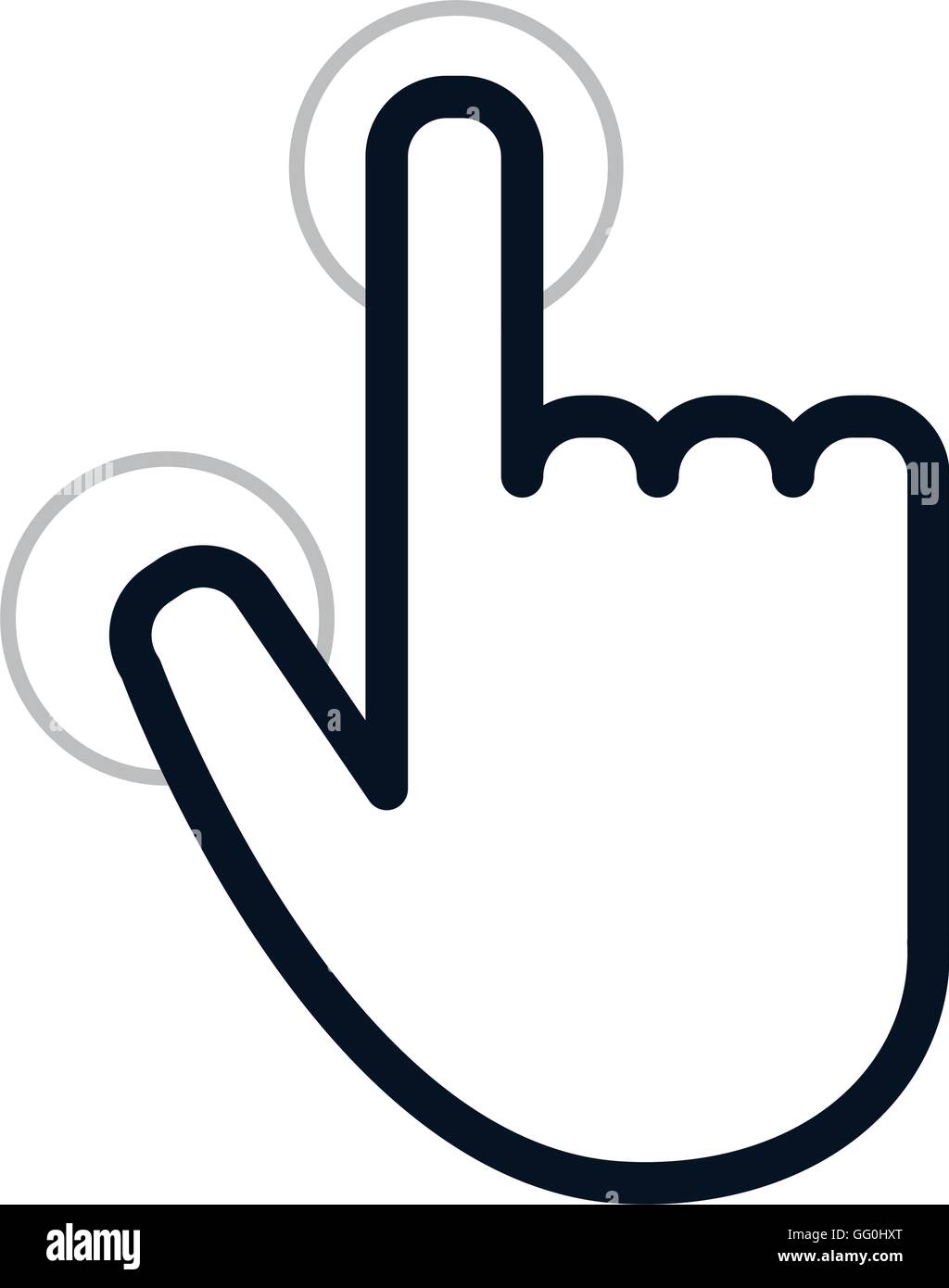 hand pointer icon Stock Vector Image & Art - Alamy