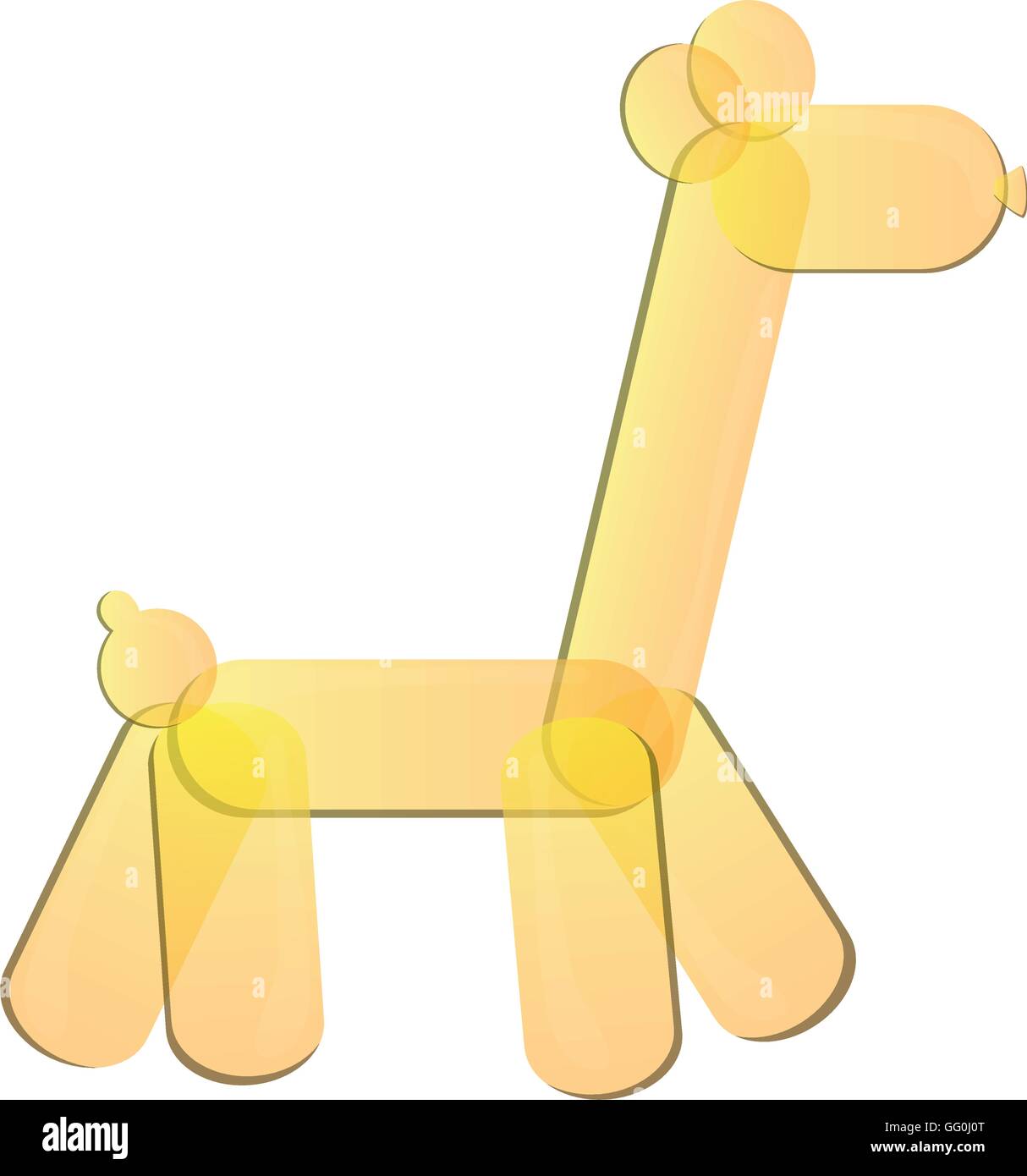 giraffe balloon figure icon Stock Vector Image & Art - Alamy
