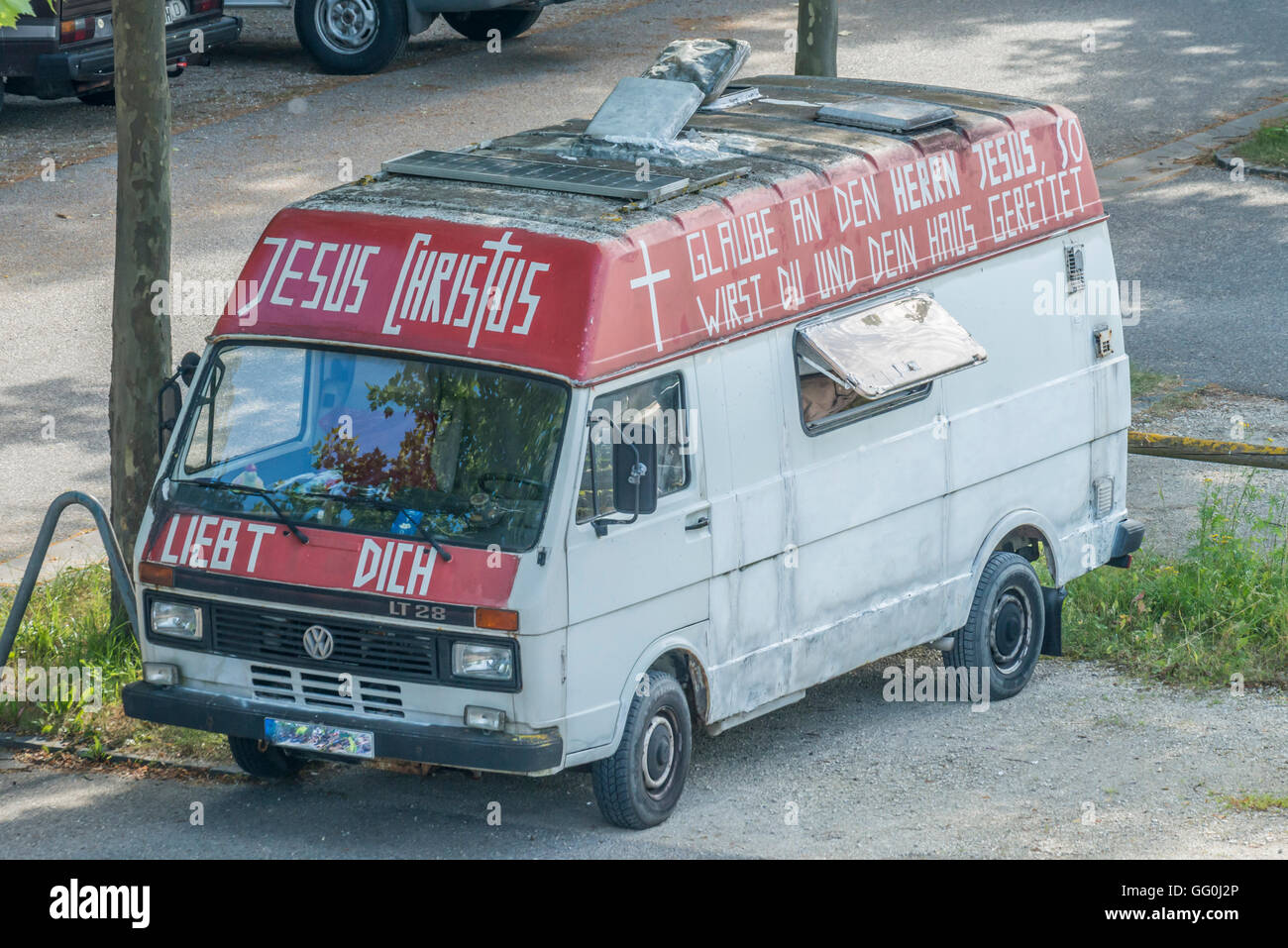 Regensburg, Bavaria, Germany – July 10, 2016: The picture shows a bus ...