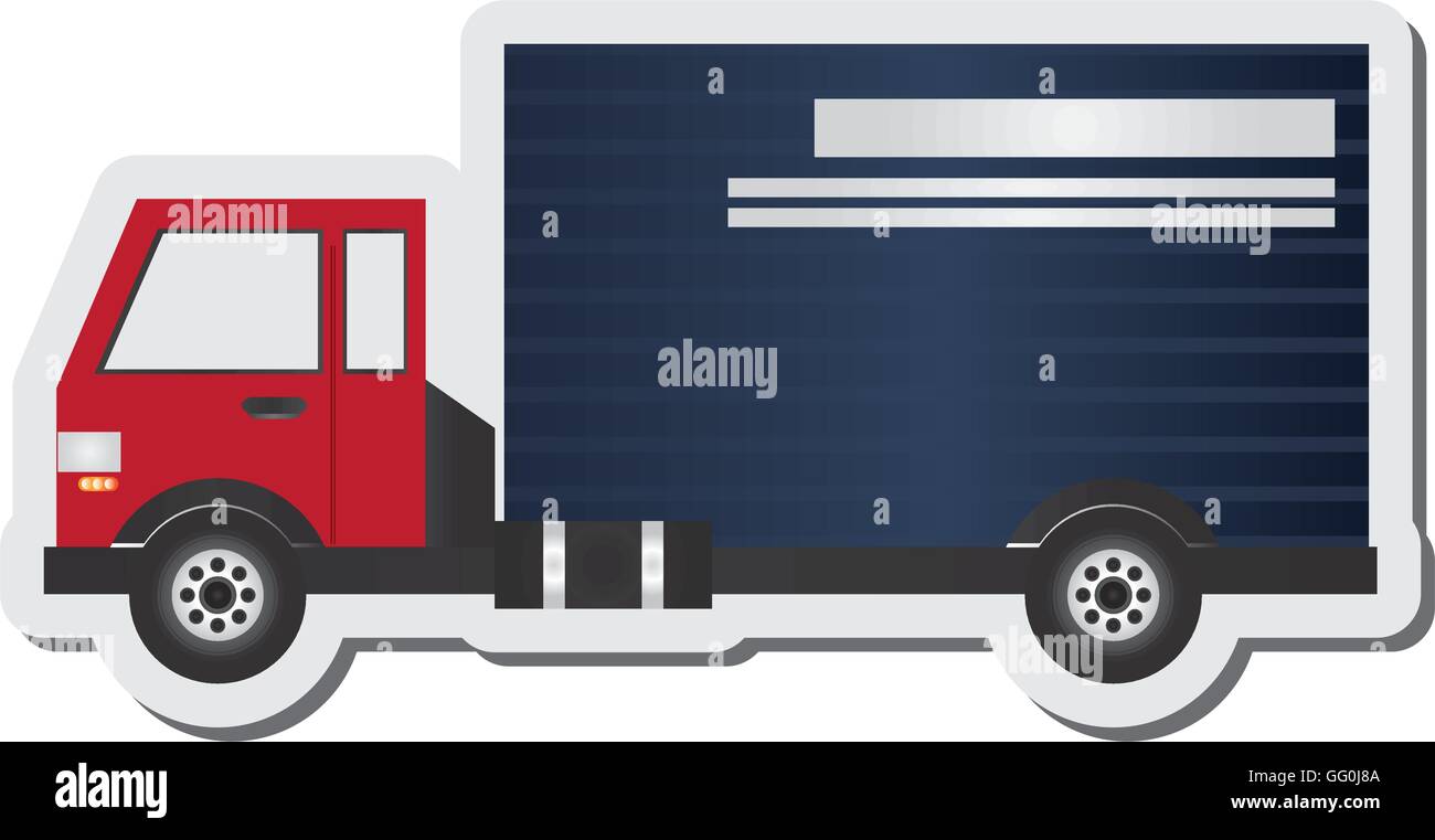 cargo truck icon Stock Vector Image & Art - Alamy