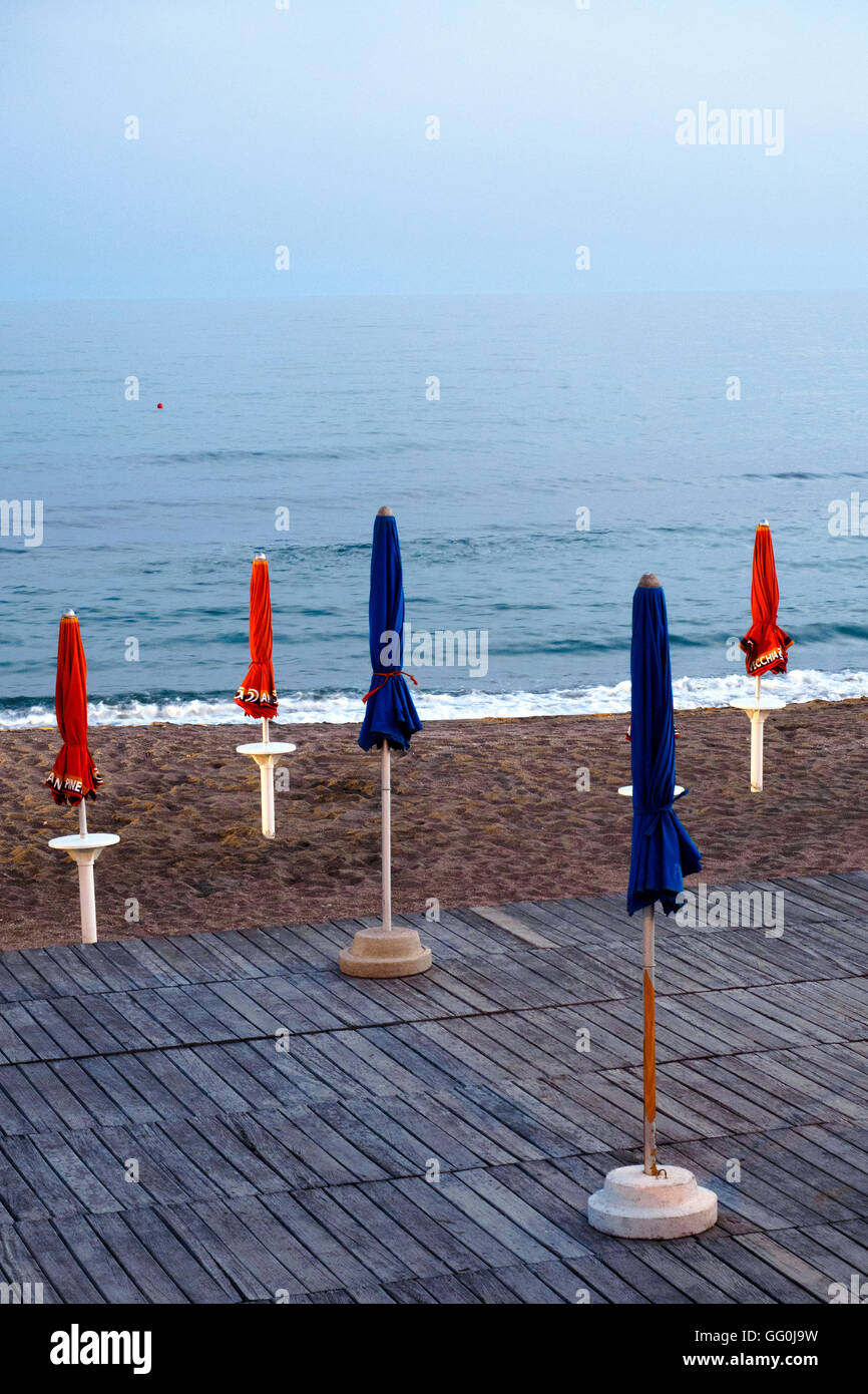 Beach front of Ostia Lido - Rome, Italy Stock Photo - Alamy