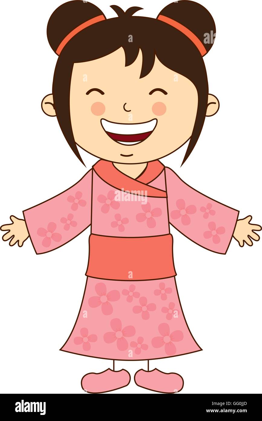 japanese girl character icon Stock Vector Image & Art - Alamy