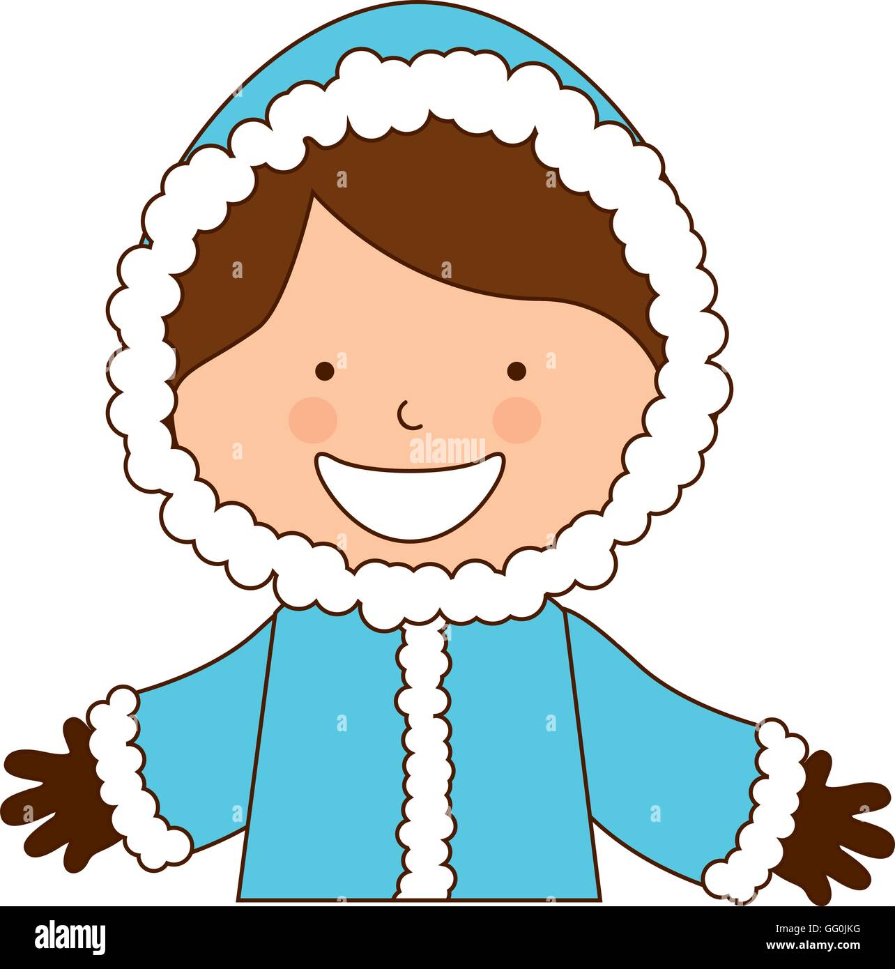 alaska boy character icon Stock Vector Image & Art - Alamy