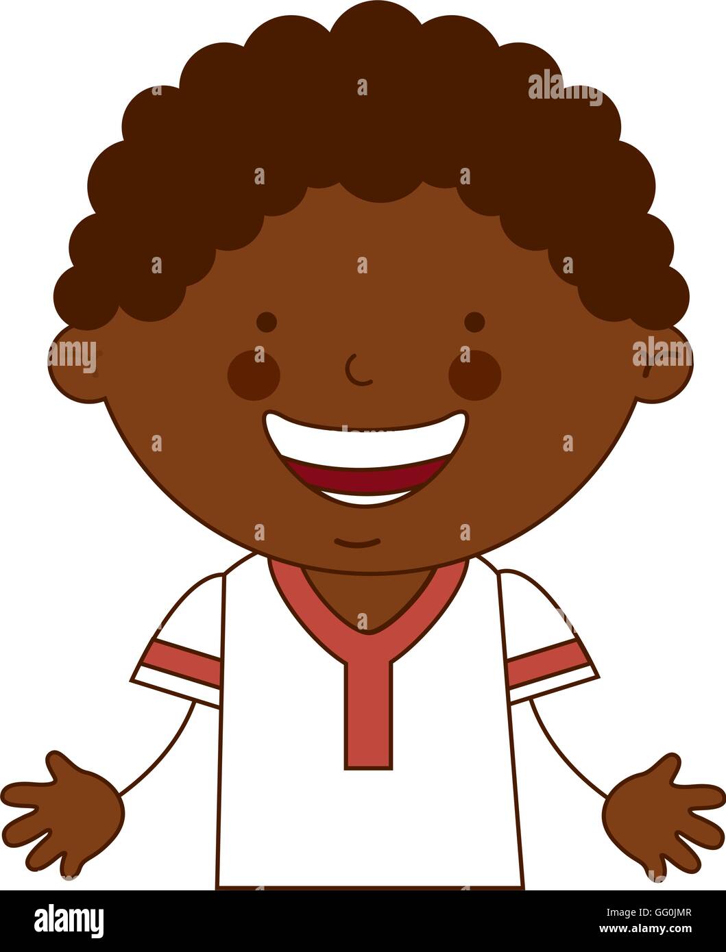 african boy character icon Stock Vector Image & Art - Alamy