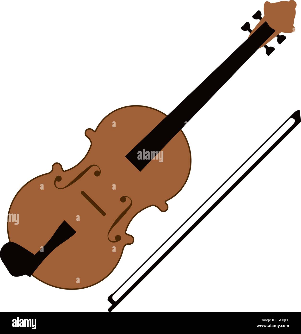single violin icon Stock Vector Image & Art - Alamy