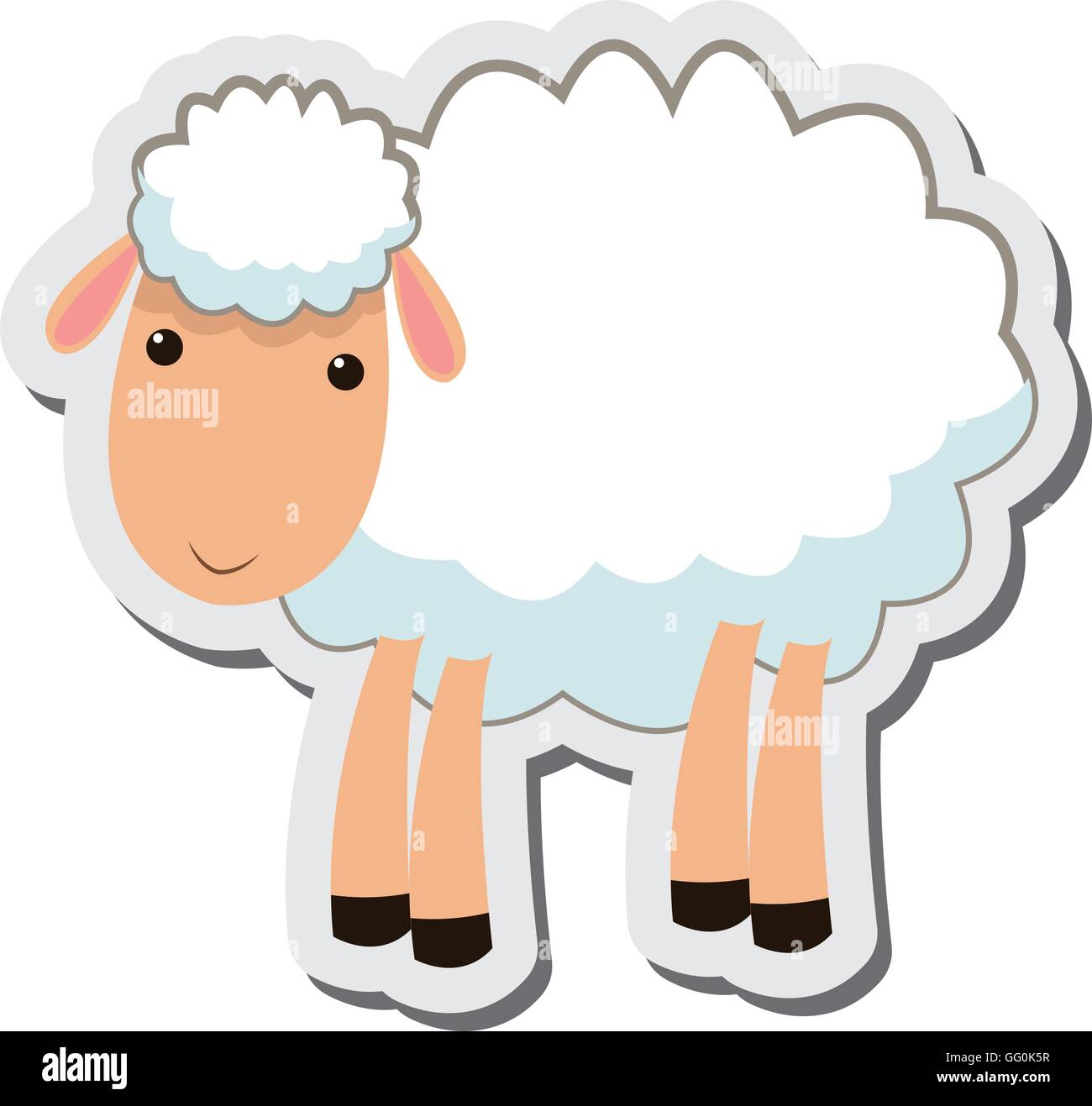 sheep cartoon icon Stock Vector Image & Art - Alamy