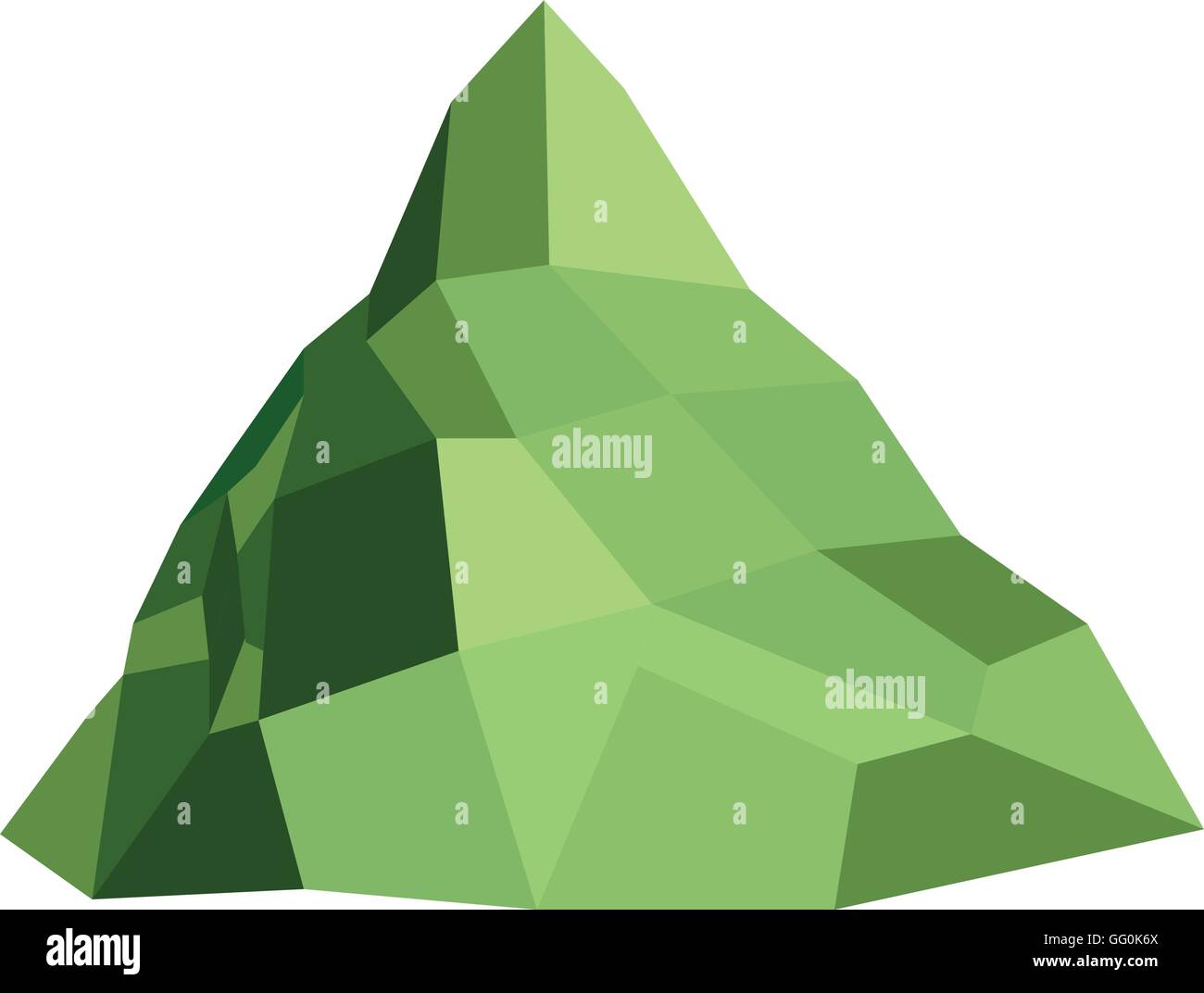 Single rock hill range Stock Vector Images - Alamy