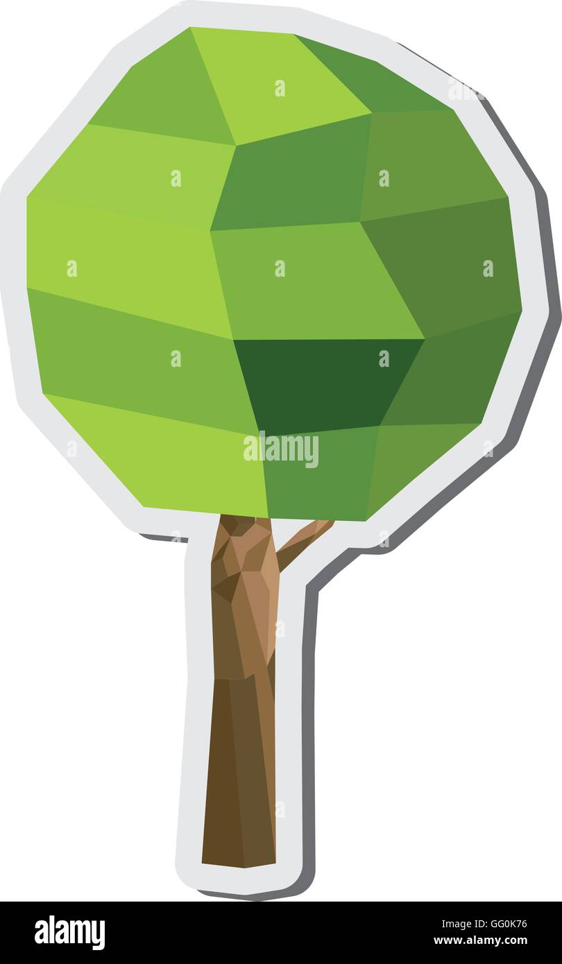 single tree icon Stock Vector Image & Art - Alamy