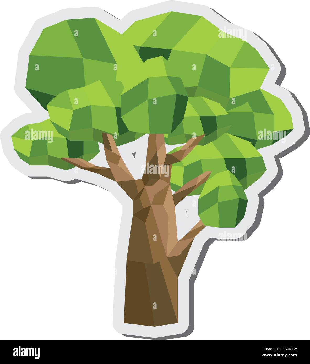 single tree icon Stock Vector Image & Art - Alamy