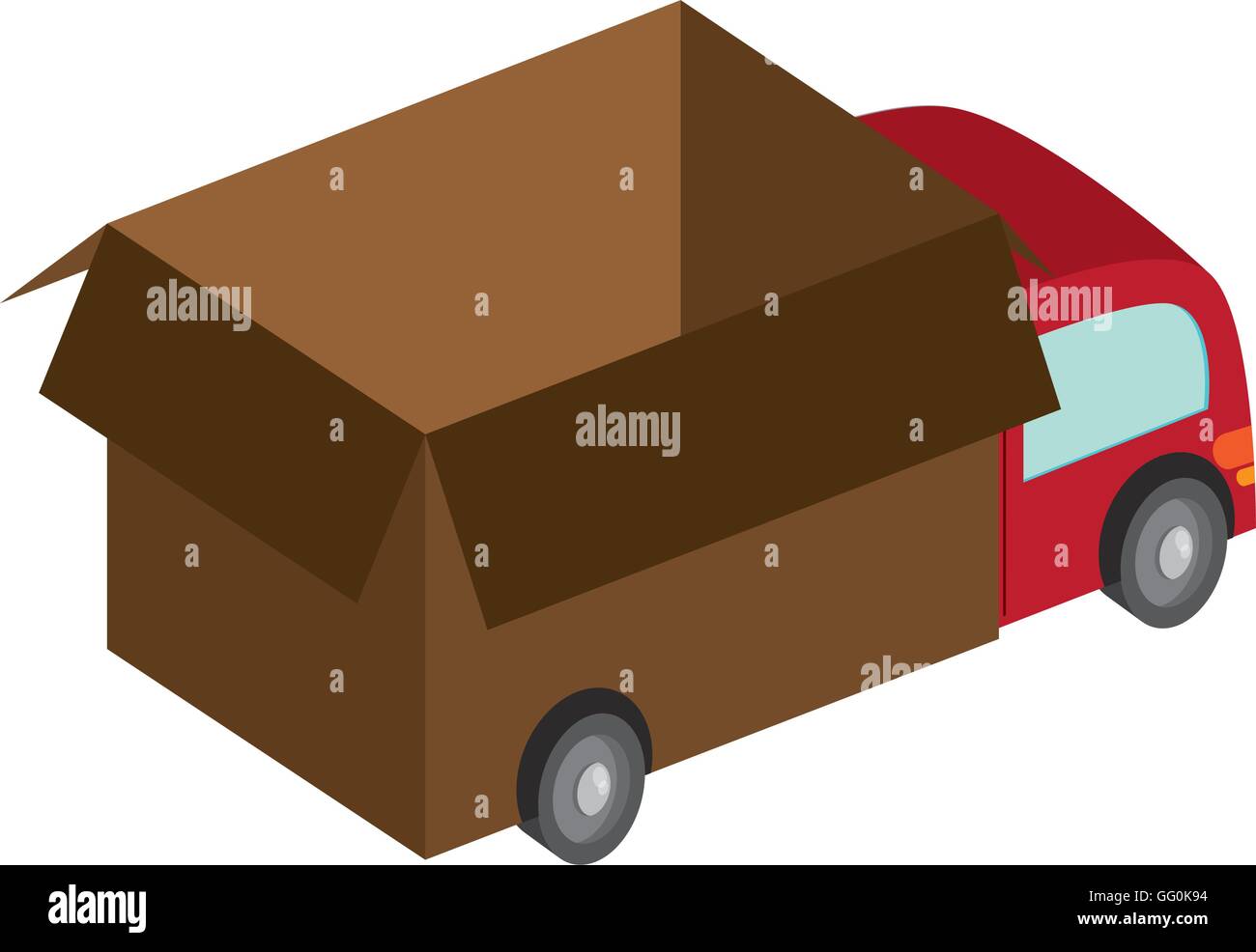 box truck icon Stock Vector Image & Art - Alamy