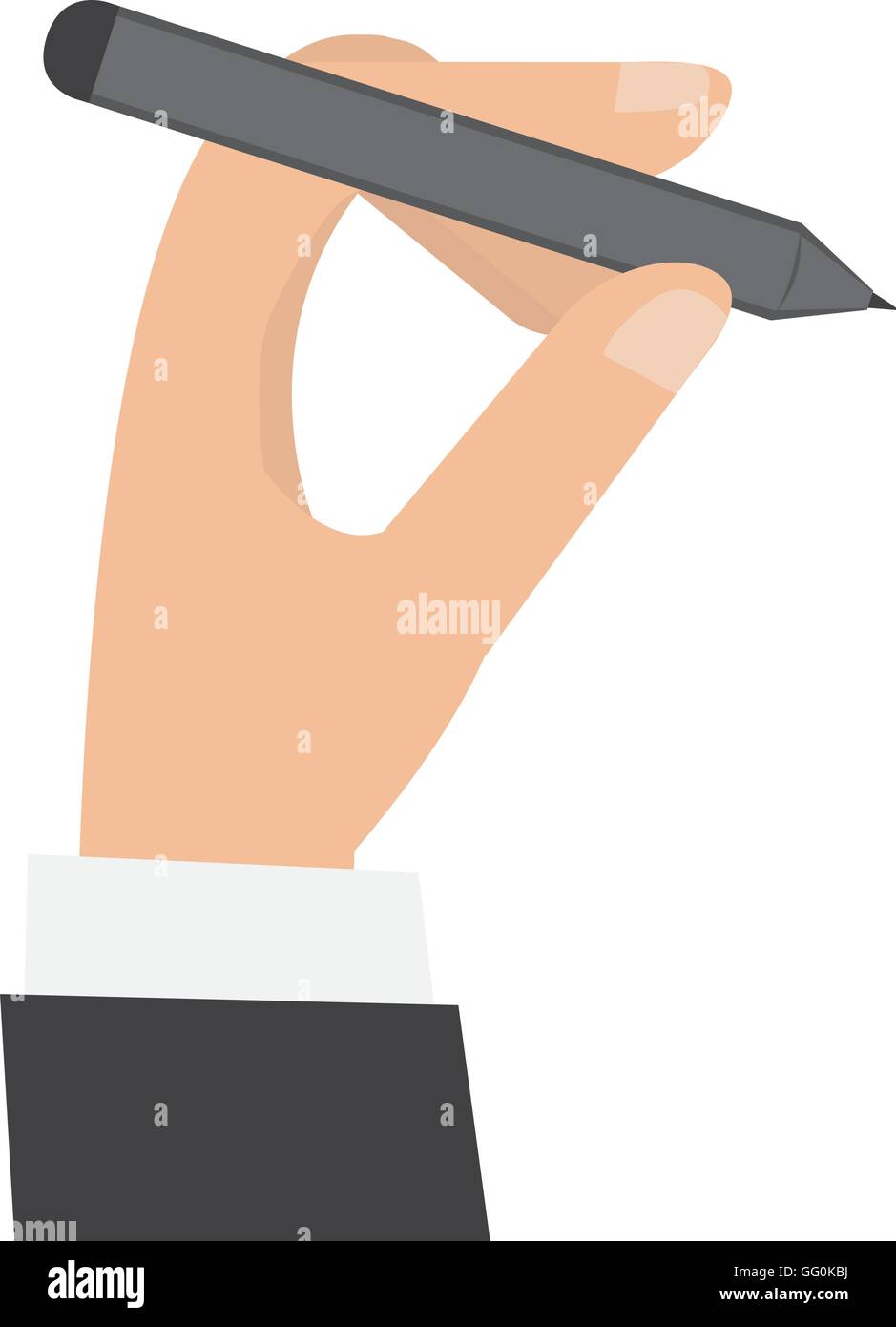 hand holding pen icon Stock Vector Image & Art - Alamy