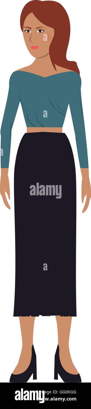 single woman icon Stock Vector Image & Art - Alamy